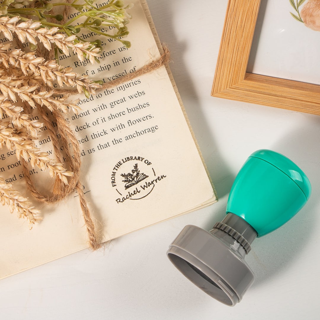 Custom Library Stamp Library Stamp Dragon Library Stamp Book Stamp ...