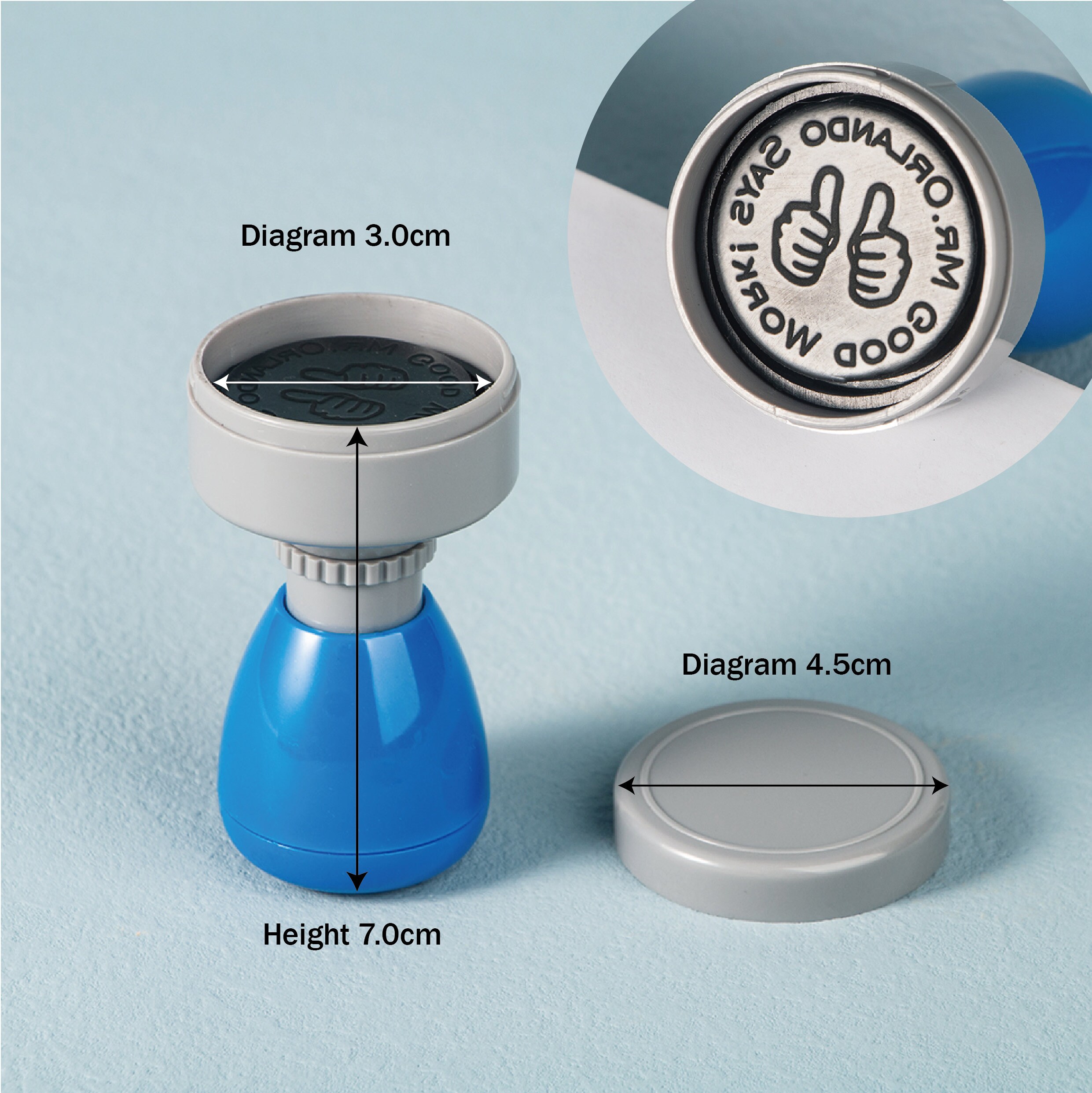 Self Inking Library Stamp, Custom Library Book Stamp Featuring an Ink ...