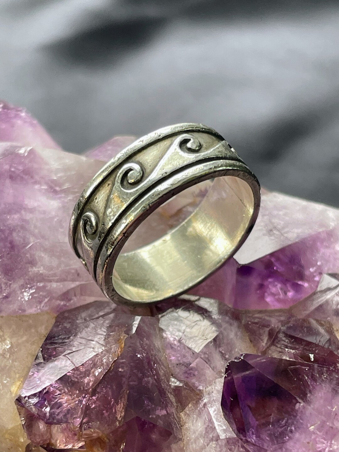 Hopi Wave Overlay Ring - Etsy