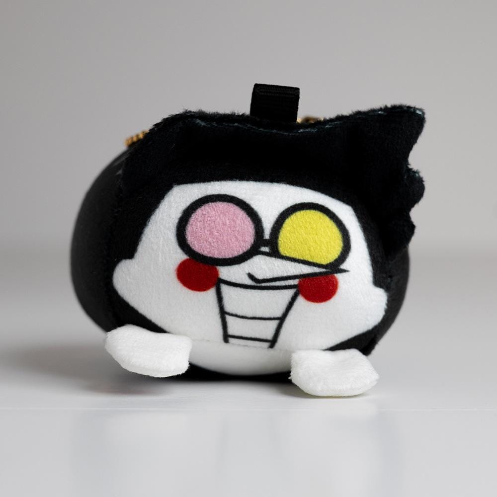 Spamton Mochi Bean Plush Keychain Deltarune (HE SQUEAKS) - Etsy