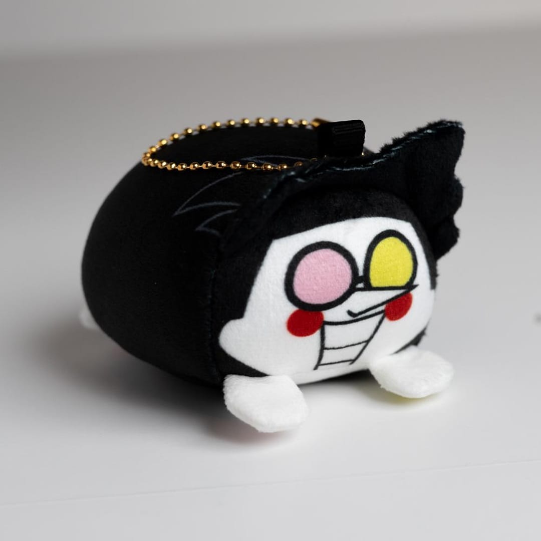 Spamton Mochi Bean Plush Keychain Deltarune (HE SQUEAKS) - Etsy