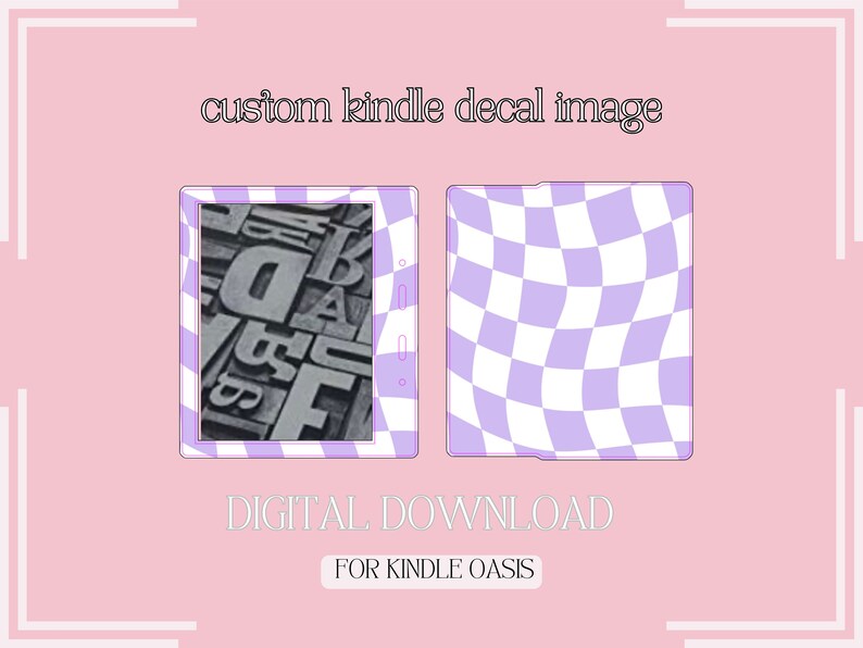 Kindle Oasis Decal Image DIGITAL DOWNLOAD JPEG Image to Be Uploaded to ...