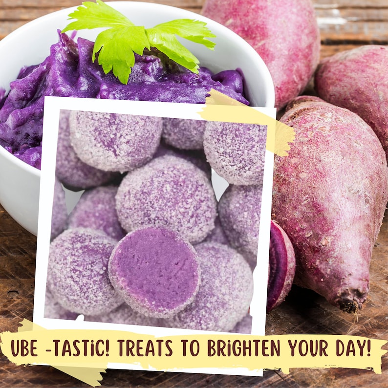 Filipino Favorite: Ube Pastillas, Authentic Taste - Etsy