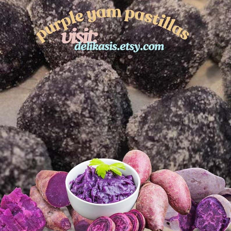 Filipino Favorite: Ube Pastillas, Authentic Taste - Etsy