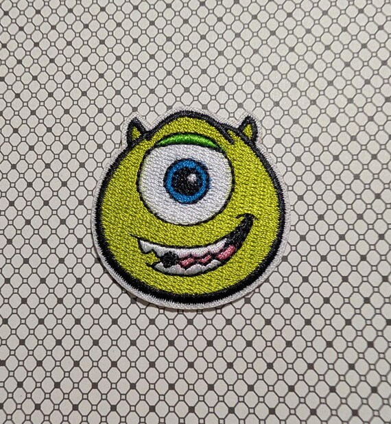 Monsters Inc. Mike Wazowski 2" Tall Iron-on/Sew-on Em… - Gem