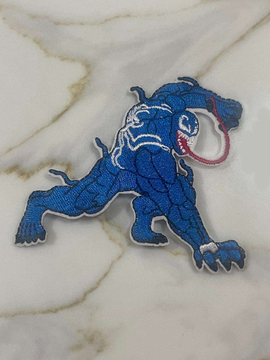 Venom Full Figure Villain 2.75" Tall Embroidered Patch - Etsy
