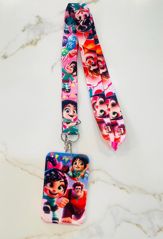 Wreck it Ralph Vanellope Character Lanyard Keychain w… - Gem