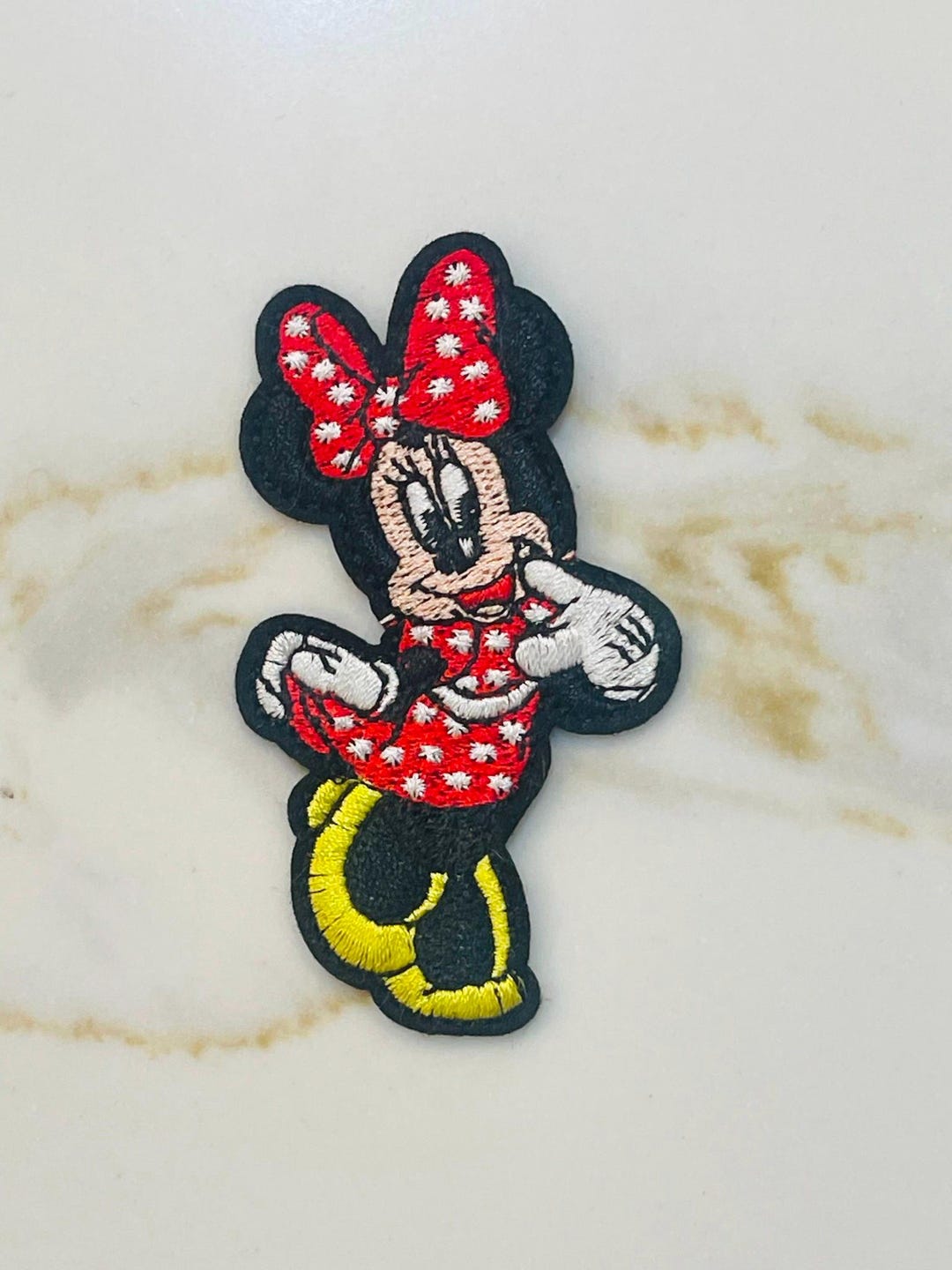 Minnie Mouse Standing Pose 3.75" Tall Embroidered Patch - Etsy