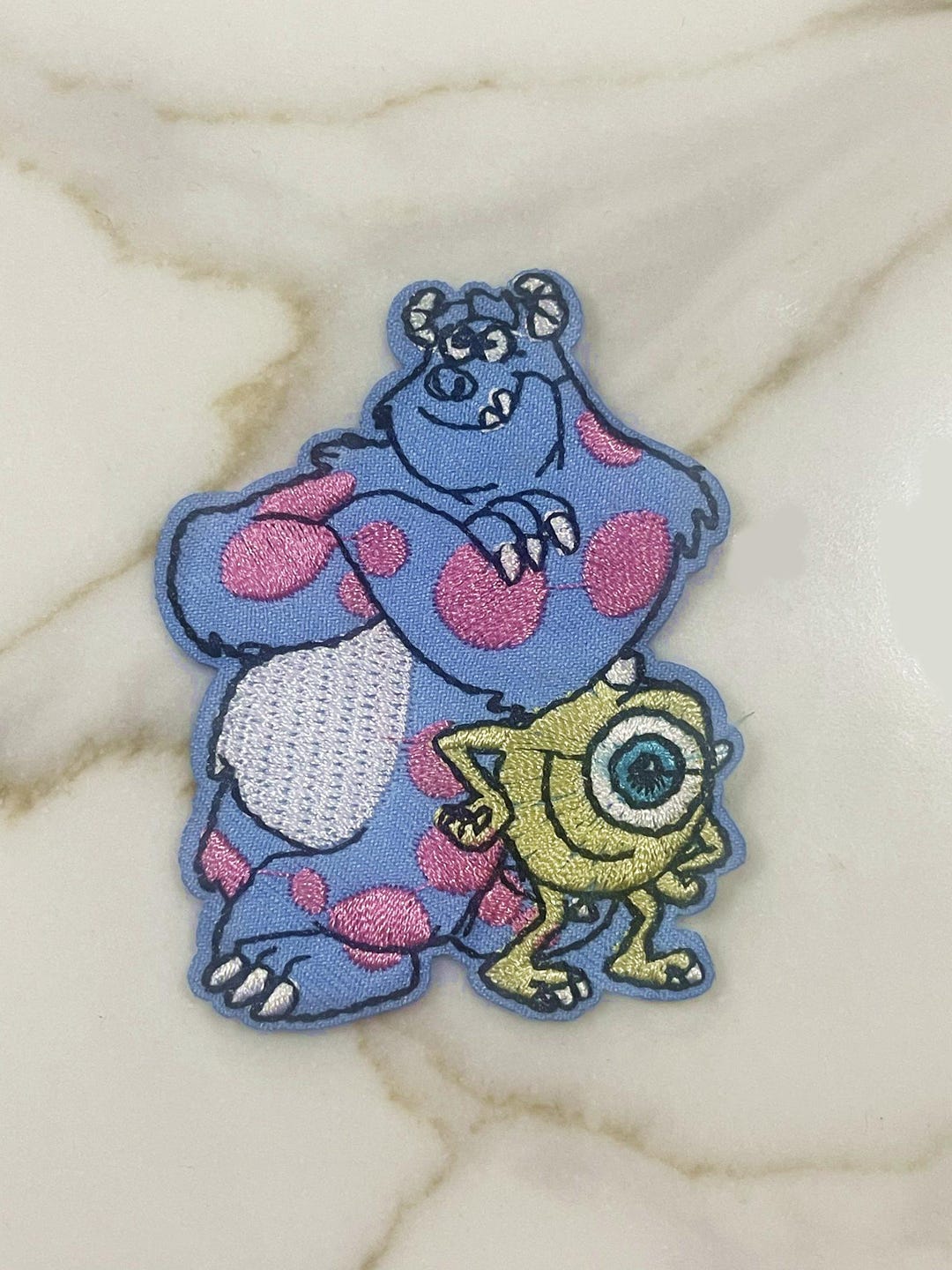 Monsters Inc. Mike & Sully Characters 2.5" Tall Embroidered Patch - Etsy