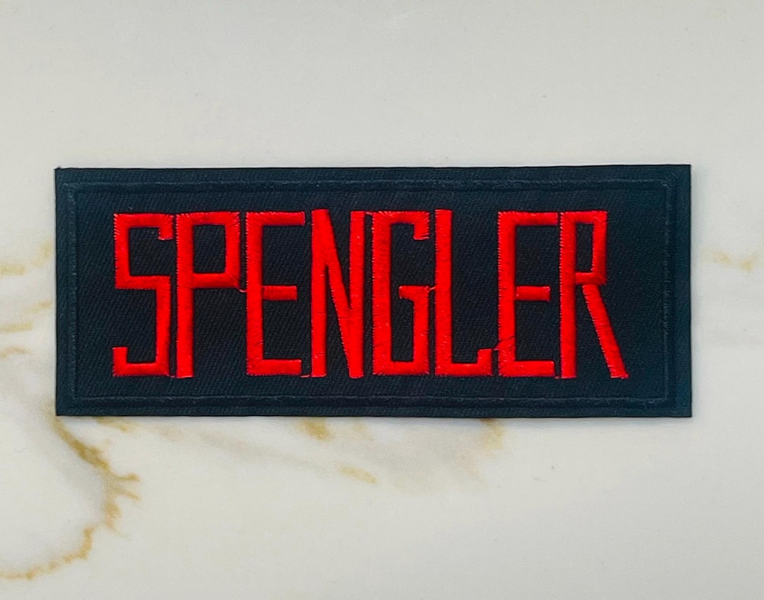 Ghostbusters Spengler Uniform Name Tag 5" Wide Embroidered Patch - Etsy