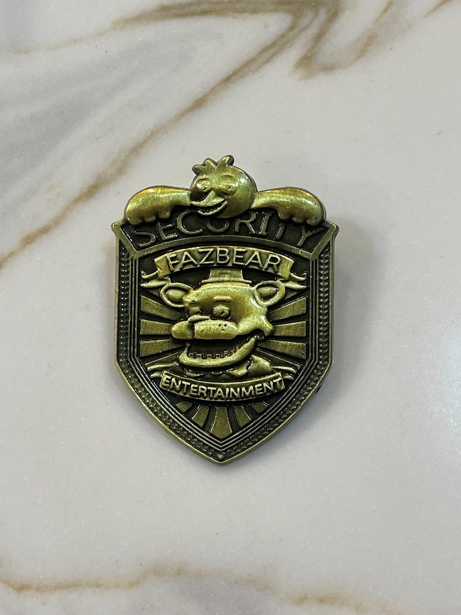 Five Nights at Freddy's Fazbear Entertainment Security Logo Costume ...