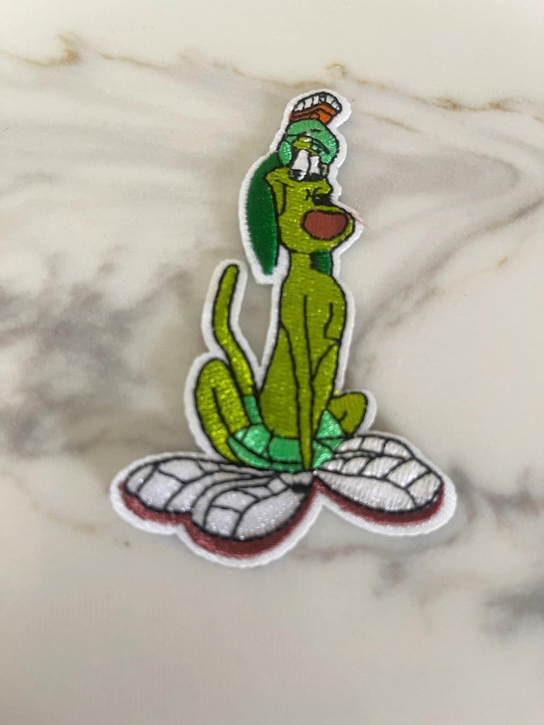 Marvin the Martian K-9 Dog Character 3.5" Tall Embroidered Patch - Etsy