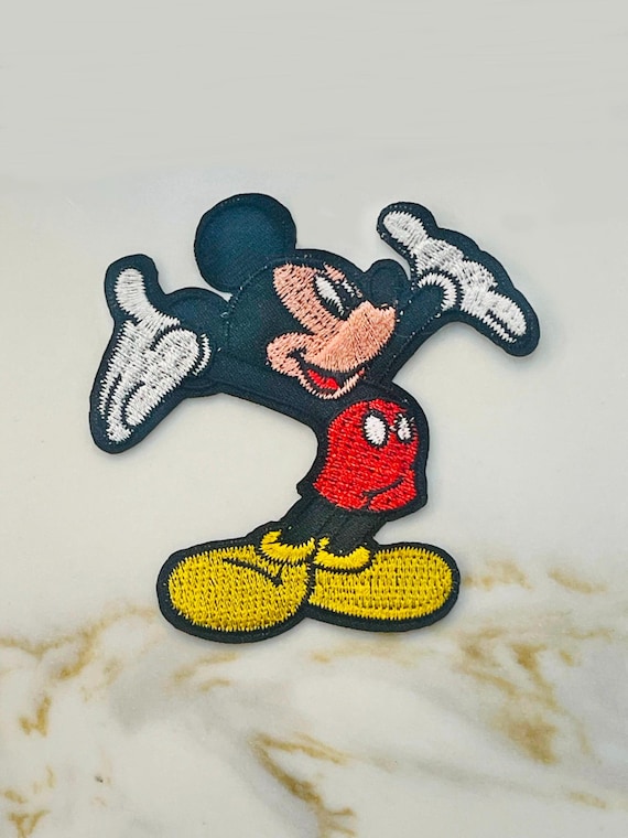 Mickey Mouse Hands Out "Ta Da" Pose 3.75" Tall Embroi… - Gem