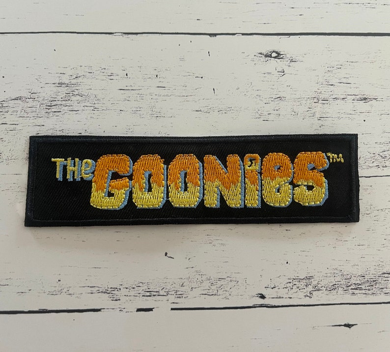The Goonies Name Movie Logo 3.25" Wide Embroidered Patch - Etsy