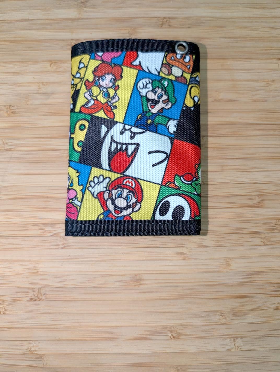 Super Mario Characters Tri-fold Canvas Wallet - Etsy