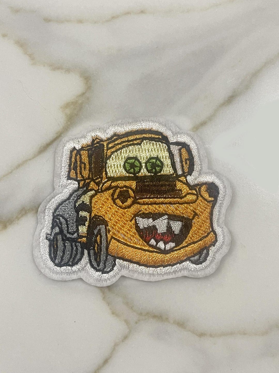 Cars Sir Tow Mater Cartoon Character 2.5" Tall Embroidered Patch - Etsy