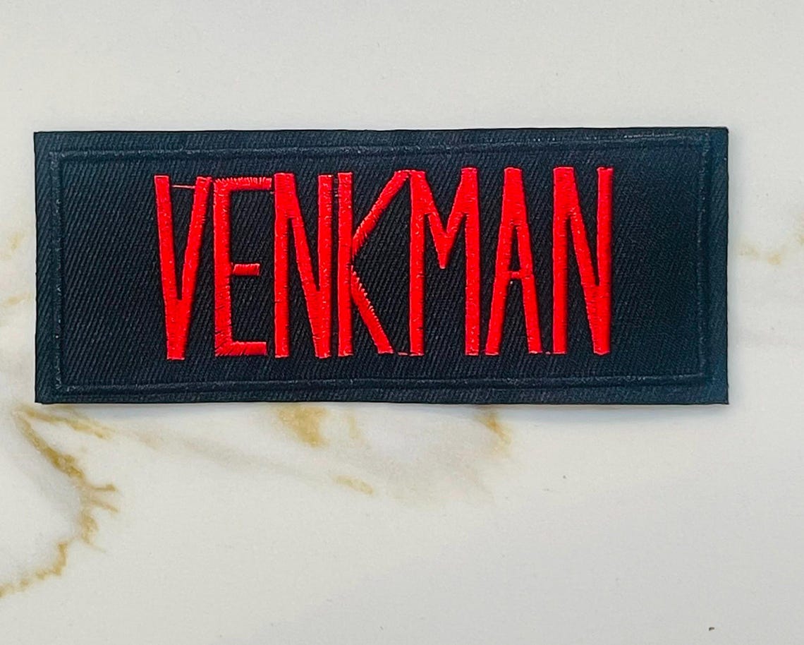 Ghostbusters Venkman Uniform Name Tag 5 Wide Embroidered Patch - Etsy