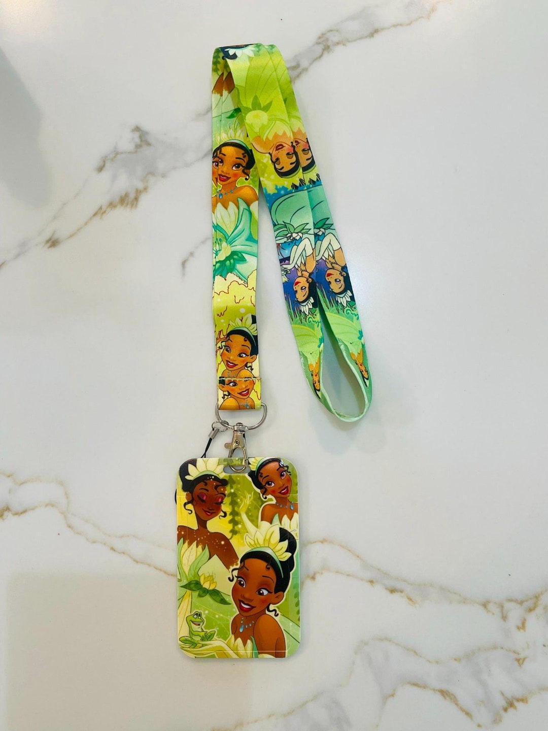 The Princess and the Frog Tiana Character Lanyard Keychain With ID ...