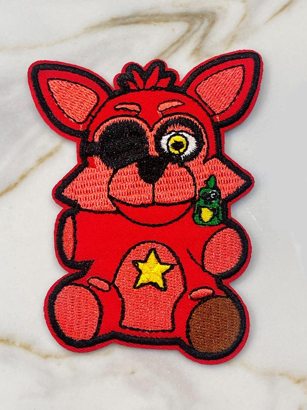 Five Nights at Freddy's Foxy Character 3.97" Tall Embroidered Patch - Etsy
