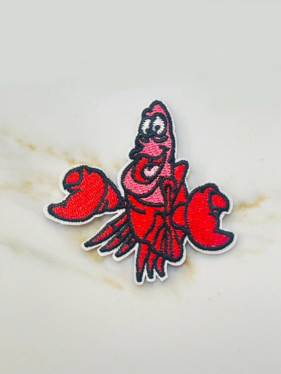 The Little Mermaid Sebastian Crab Character 2.75" Tall Embroidered ...