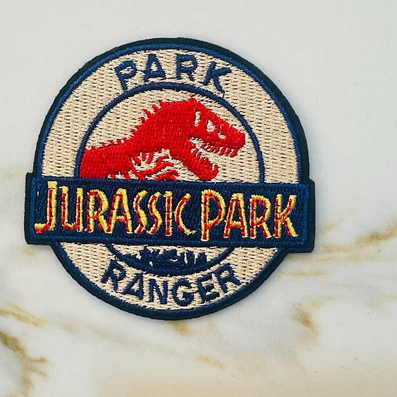 Iron on Jurassic Park Patch - Etsy