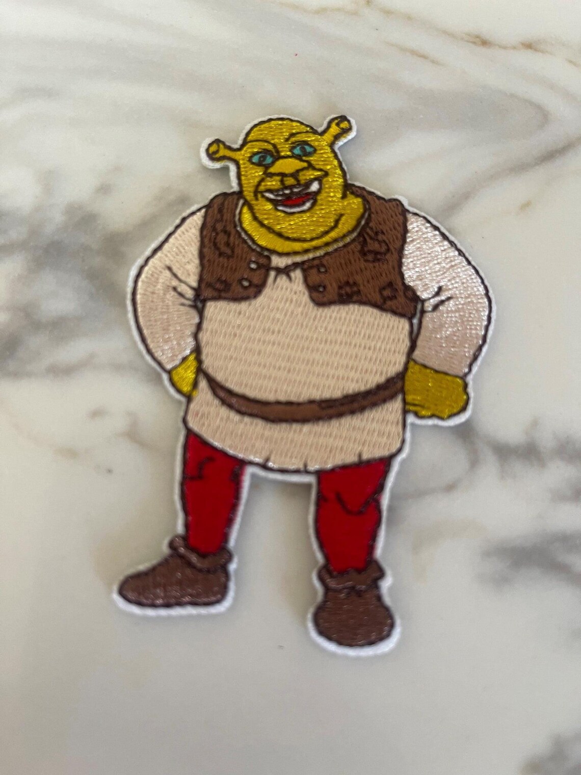 Shrek Movie Shrek Character 3.5" Tall Embroidered Patch - Etsy