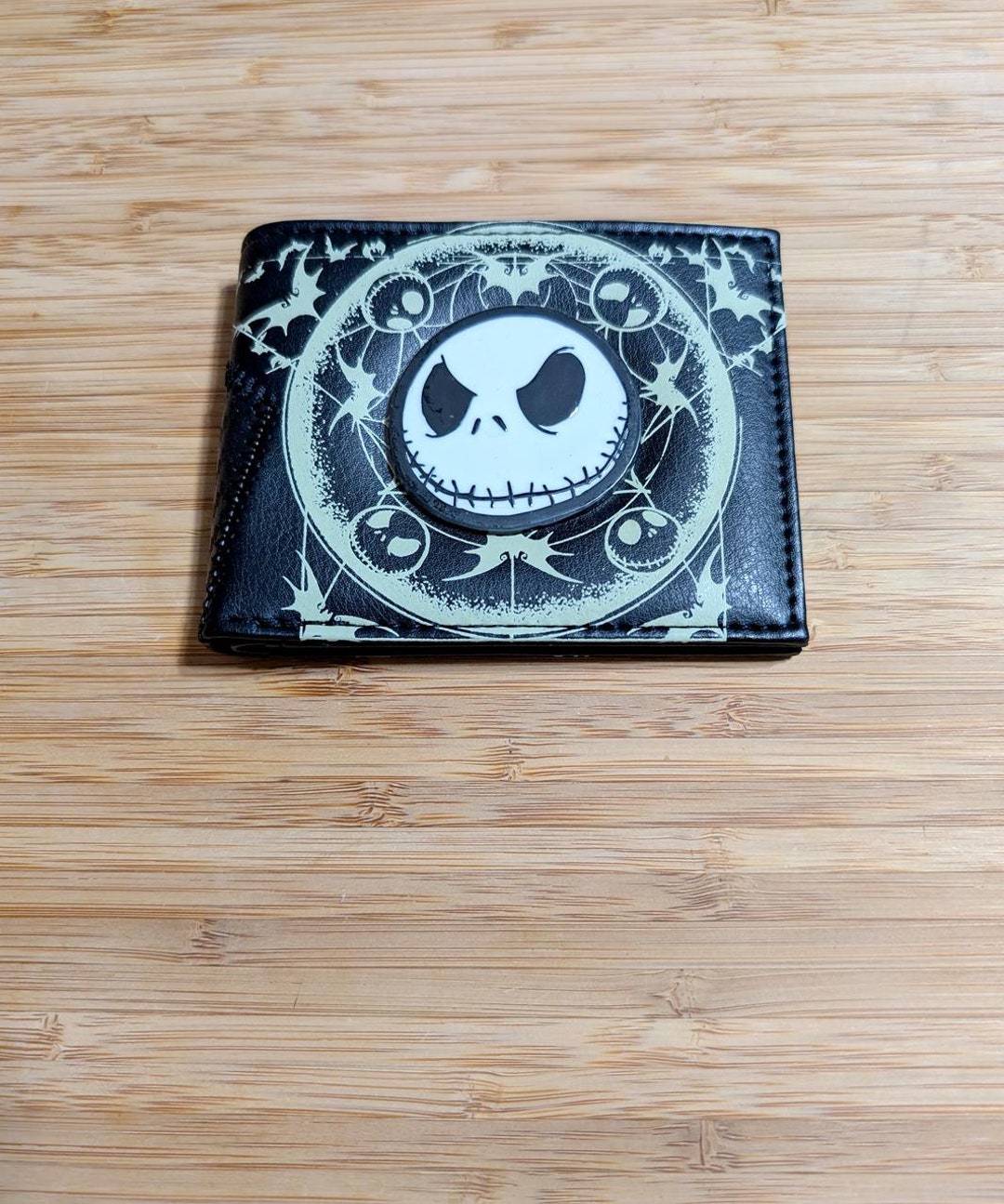 Nightmare Before Christmas Jack Face Bi-fold Wallet - Etsy