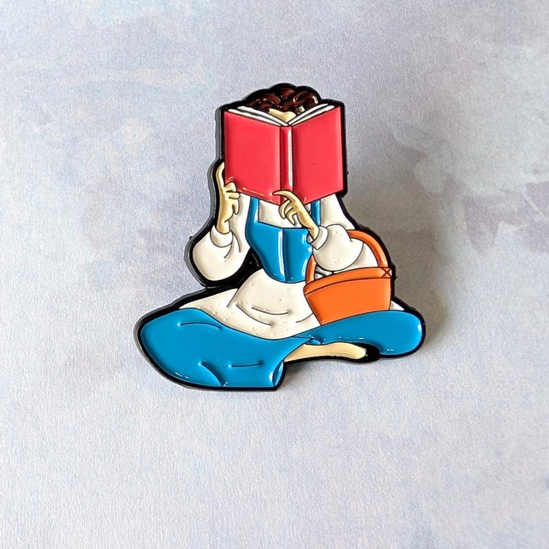 Classic Book Enamel Pins - Etsy