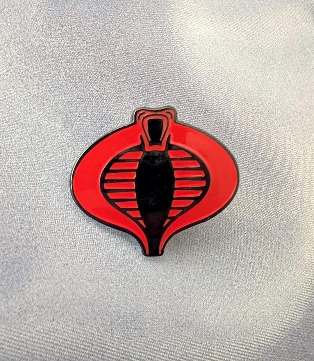 GI Joe Cobra Logo 1-inch-tall Metal Enamel Pin - Etsy