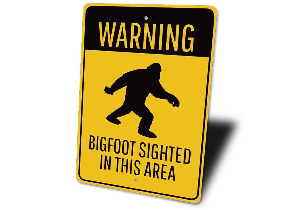 Bigfoot Sighted Sign - Etsy