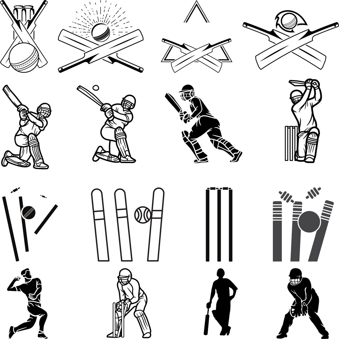 Cricket Svg Bundle, Cricket Clipart, Cricket Silhouettes, Cricket ...