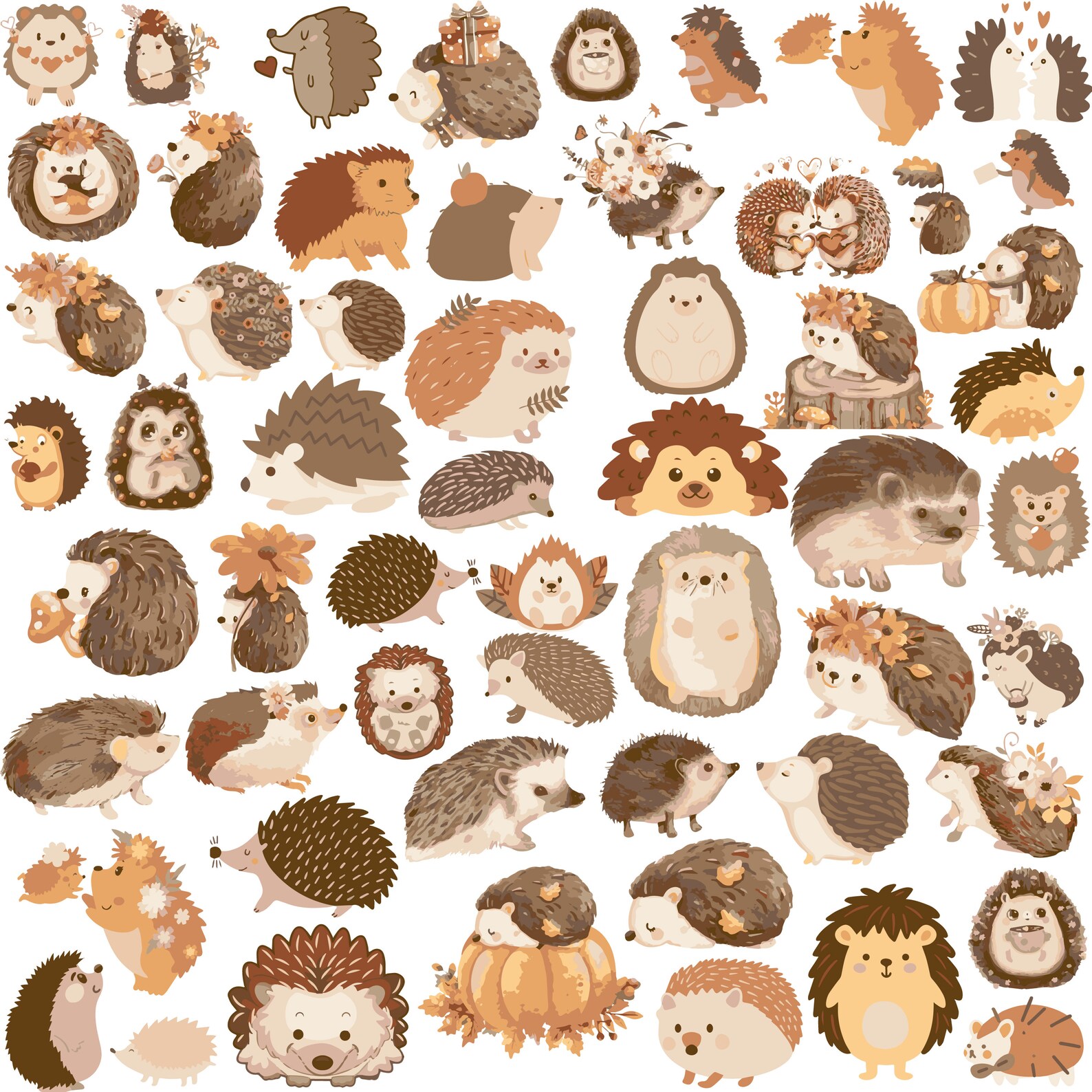 Hedgehog Svg Bundle , Cute Hedgehog Svg, Hedgehog Cricut, Hedgehog Clip ...