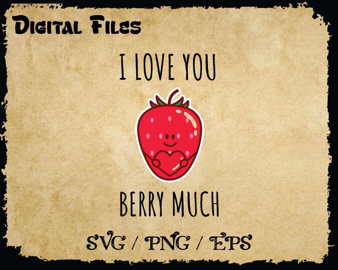 Berry Svg Berry Heart Svg Berry Smile Svg Cute Berry Svg Berry Heart ...