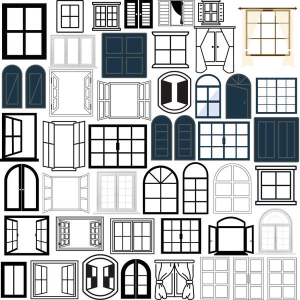 Window Svg - Etsy