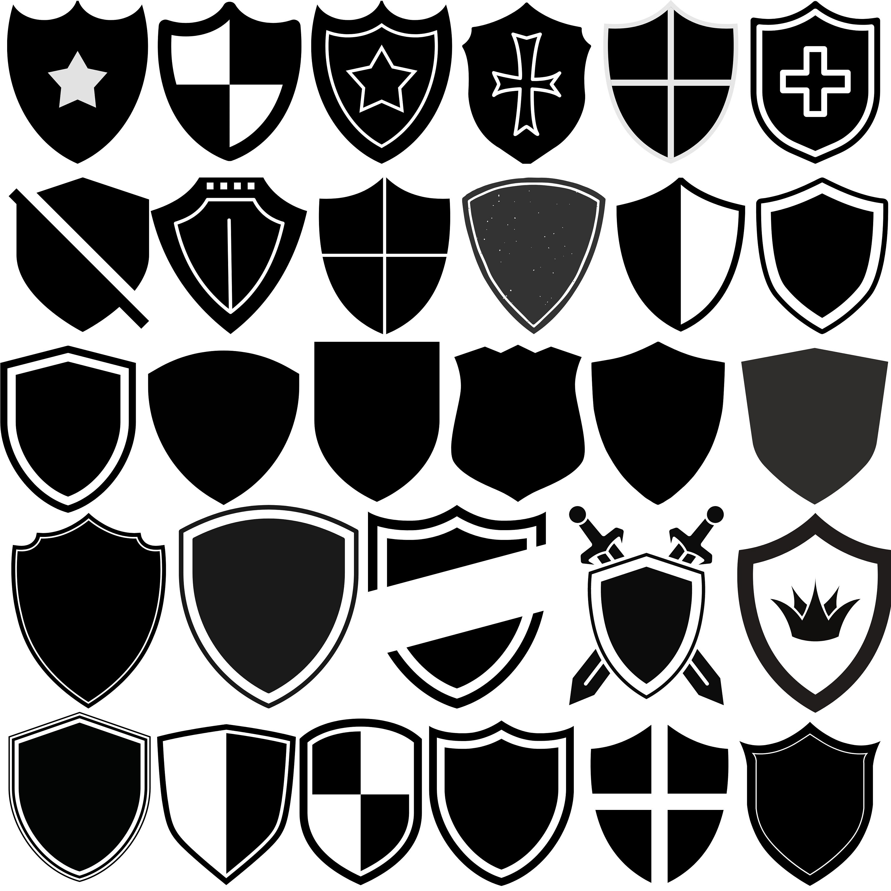 Shield SVG Bundle, Shield Cut File, Shield Clipart, Shield Silhouette ...