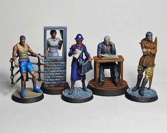 Arkham Horror LCG Compatible Investigator Miniatures - Feast Set of 5 ...