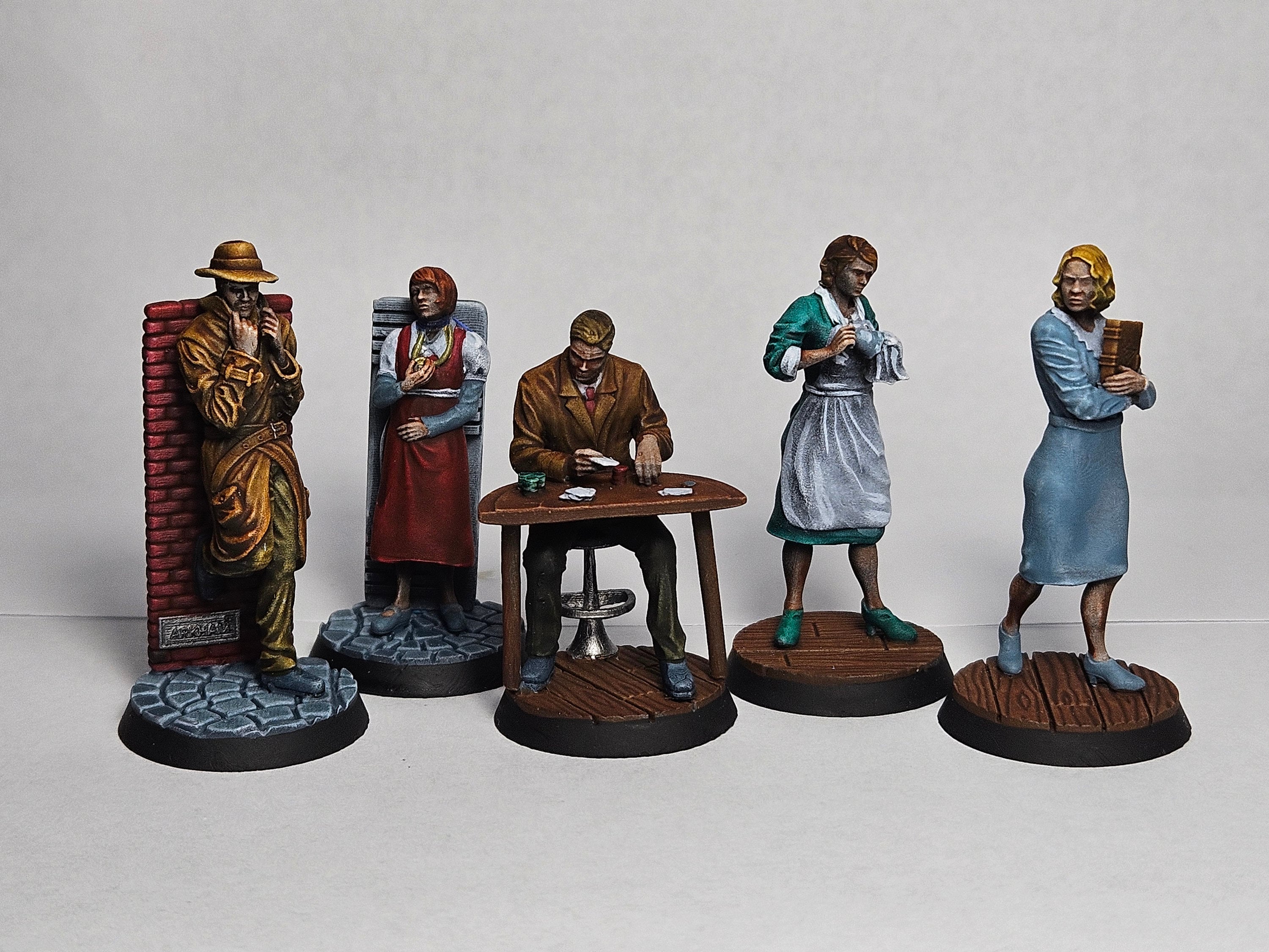 Arkham Horror LCG Compatible Investigator Miniatures - Core Campaign ...