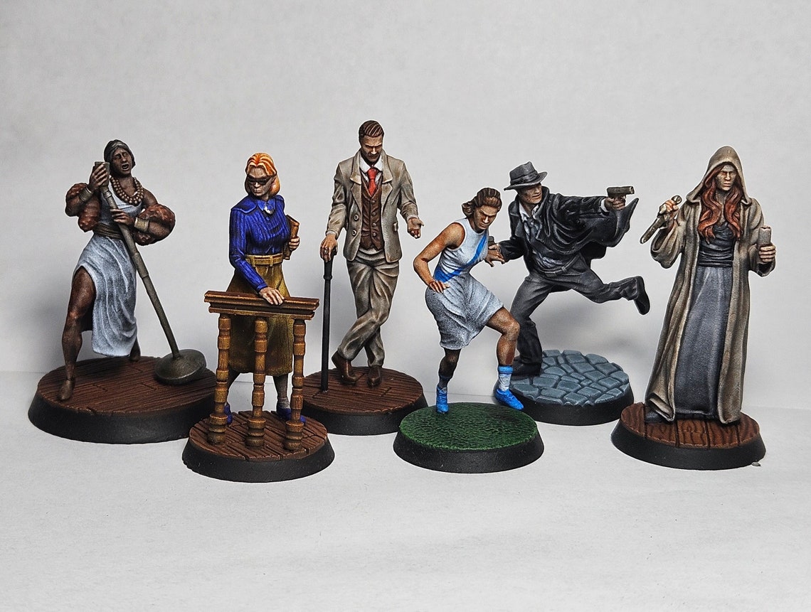 Arkham Horror LCG Compatible Investigator Miniatures - Circle Campaign ...