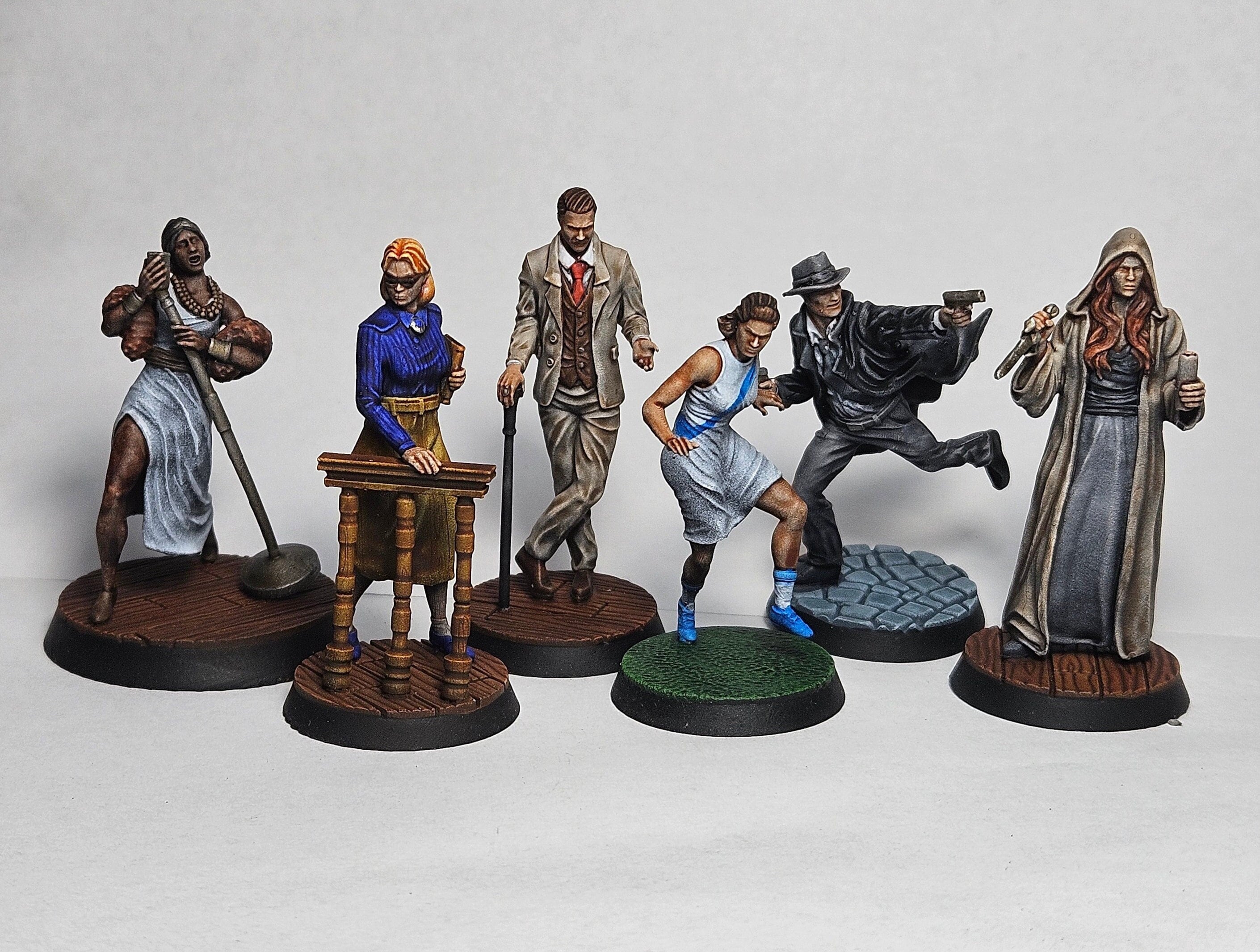 Arkham Horror LCG Compatible Investigator Miniatures - Circle Campaign ...