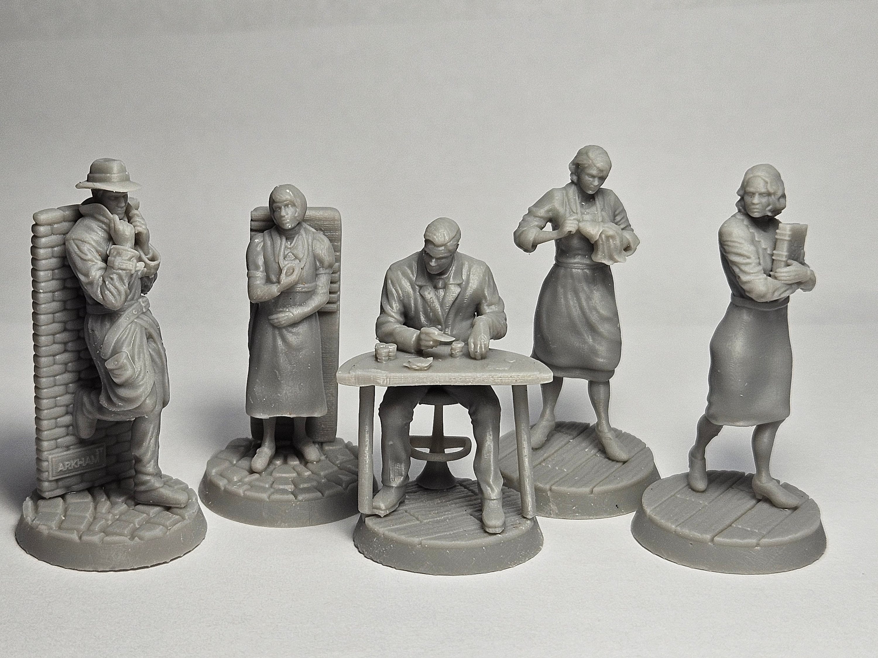 Arkham Horror LCG Compatible Investigator Miniatures - Core Campaign ...