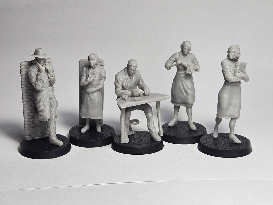 Arkham Horror LCG Compatible Investigator Miniatures - Core Campaign ...