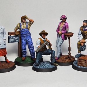 Arkham Horror LCG Compatible Investigator Miniatures - Feast Set of 5 ...