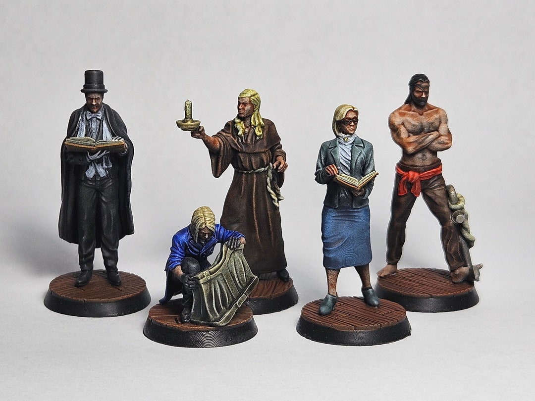 Arkham Horror LCG Compatible Investigator Miniatures - Seaside Campaign ...