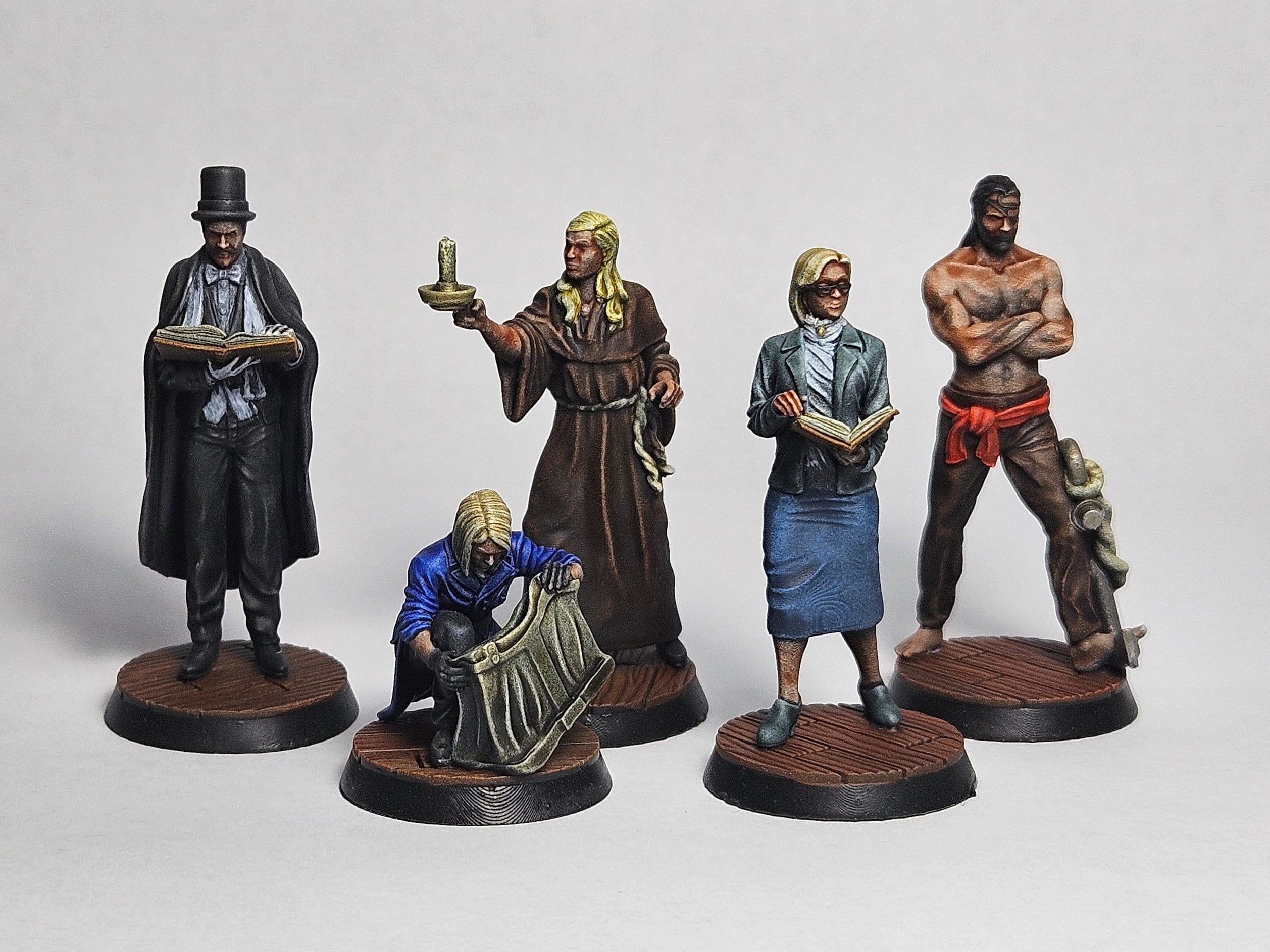 Arkham Horror LCG Compatible Investigator Miniatures - Seaside Campaign Set of 5 - Etsy