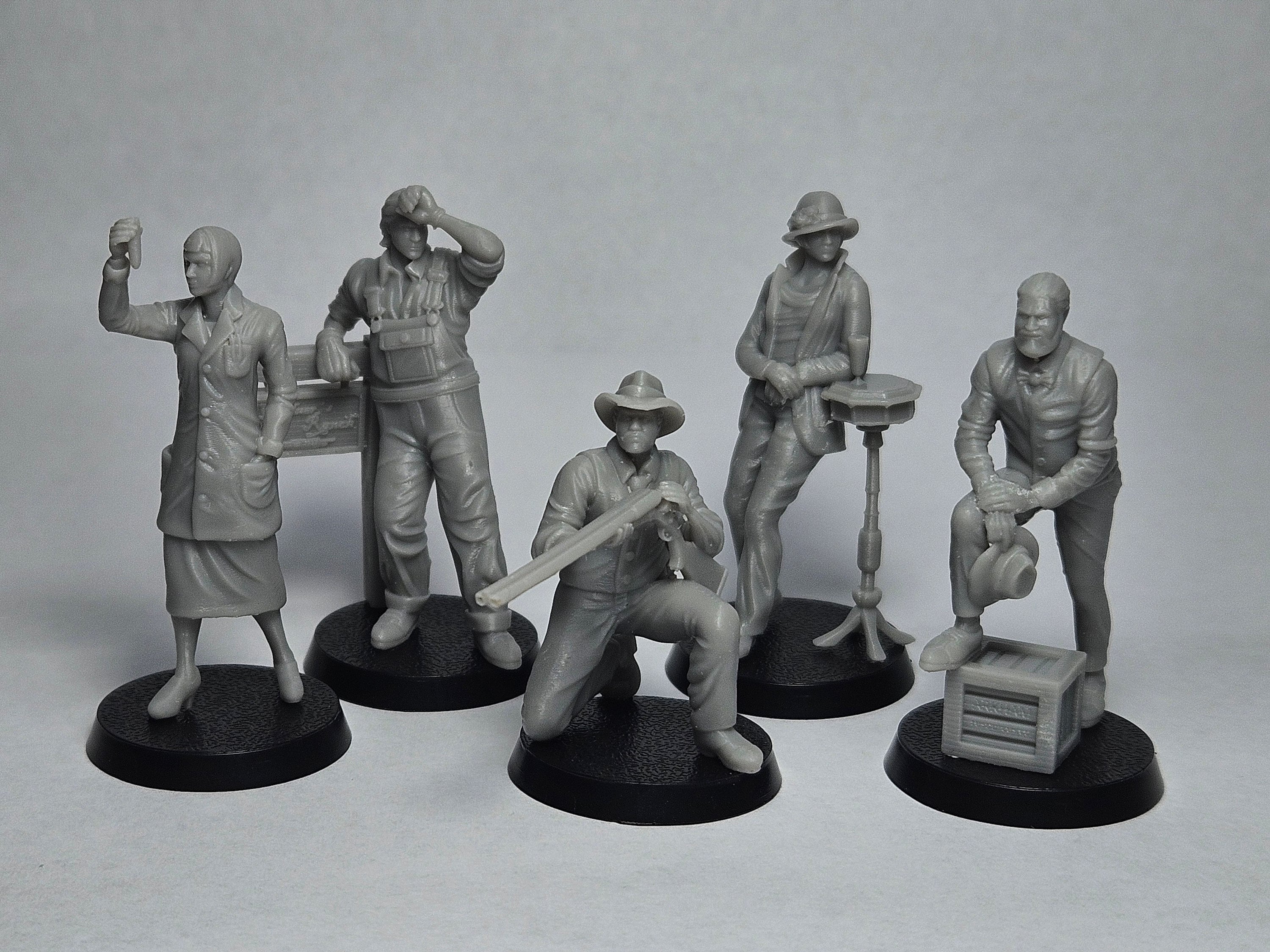 Arkham Horror LCG Compatible Investigator Miniatures - Feast Set of 5 ...