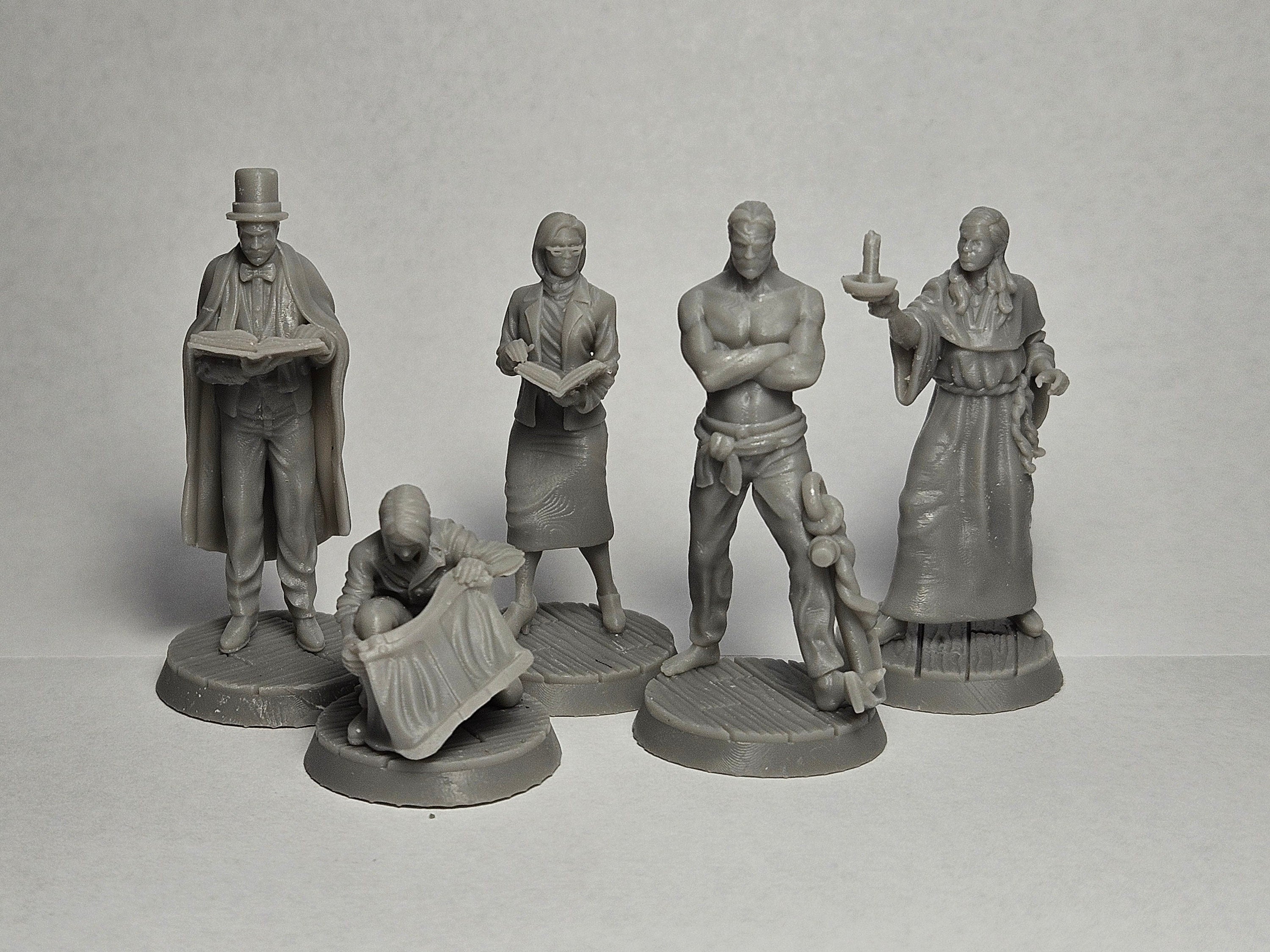 Arkham Horror LCG Compatible Investigator Miniatures - Seaside Campaign ...