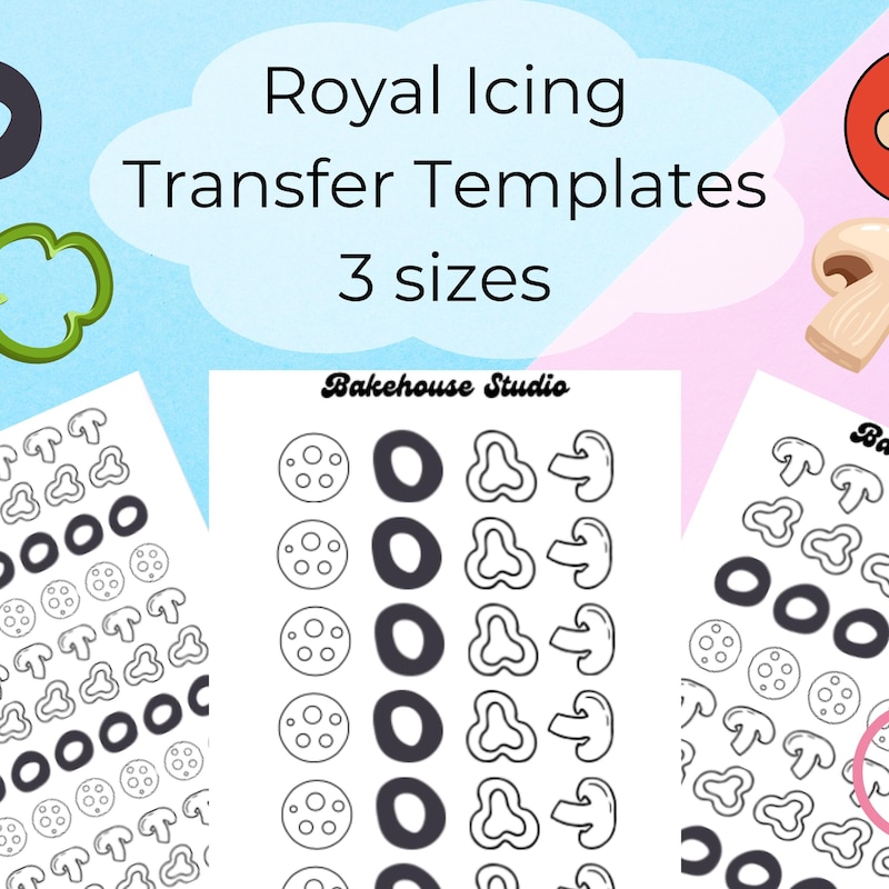 Royal Icing Templates - Etsy UK