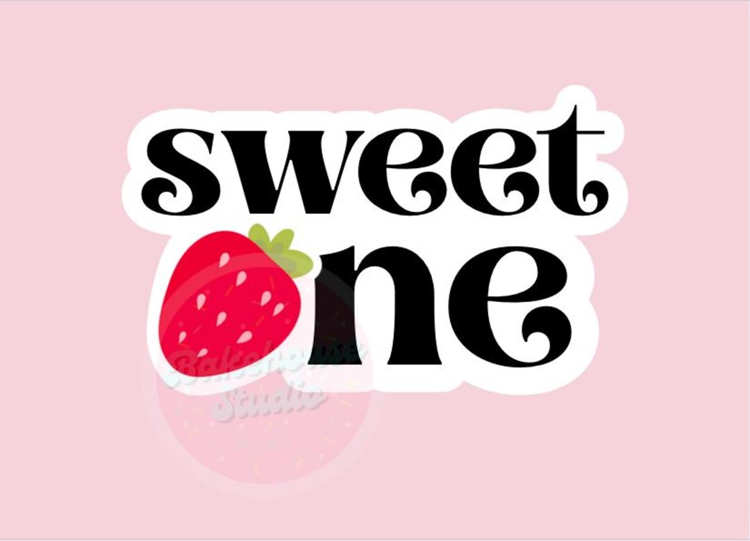 STL Sweet One Strawberry | Cookie Cutter | Berry Sweet | Summer Plaque ...