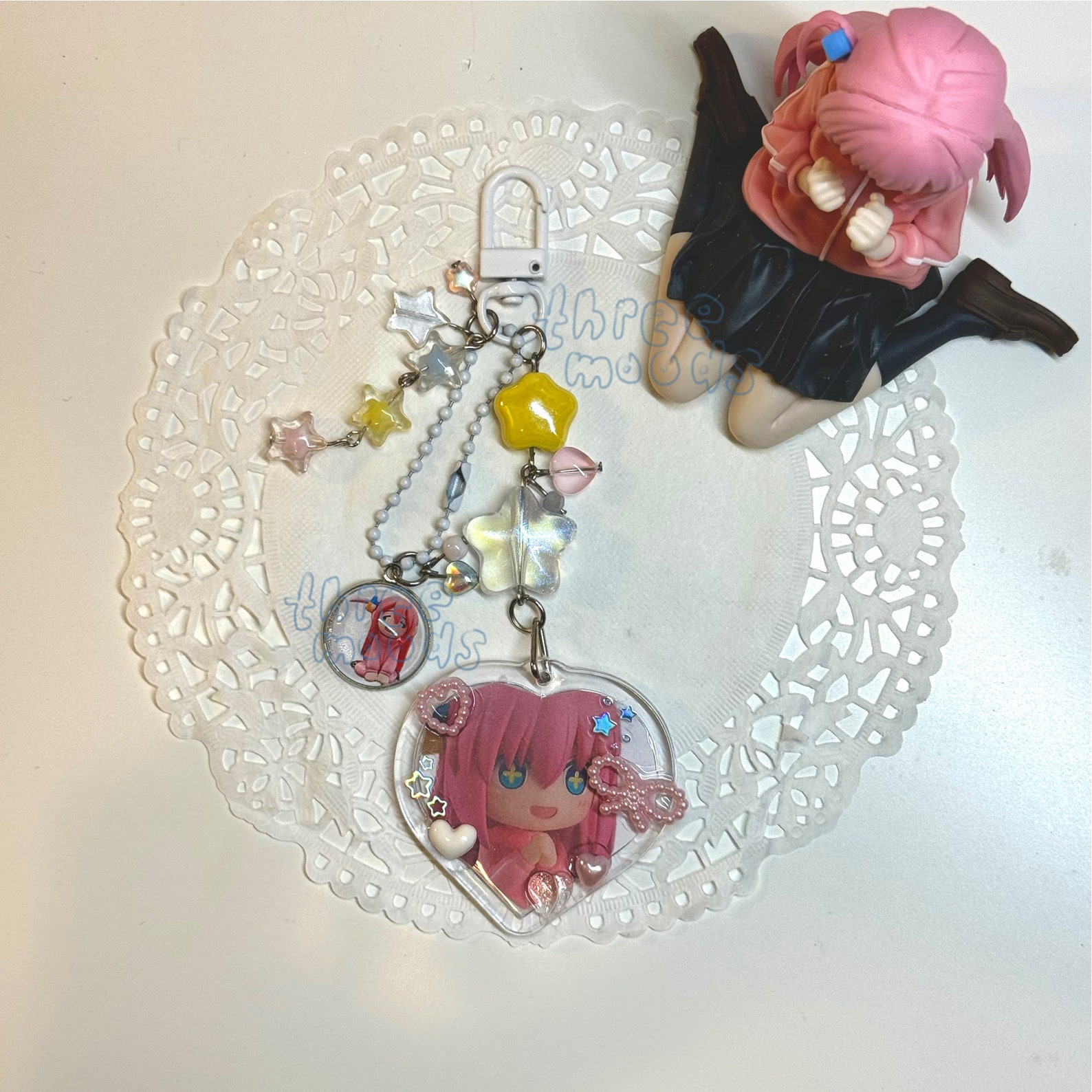 Bocchi the Rock Beaded Keychains - Etsy