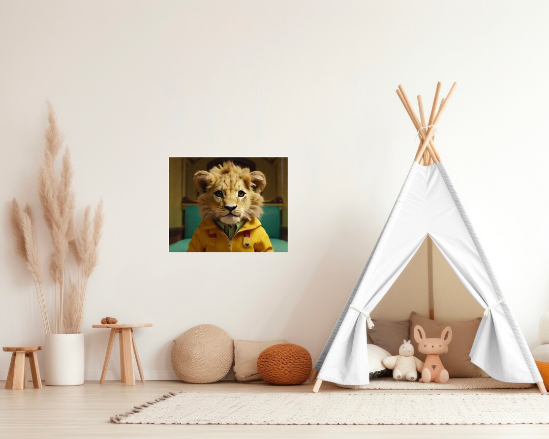 Lion Nursery Decor | Printable | Cute Animals | Wall Art | Kid's Room ...